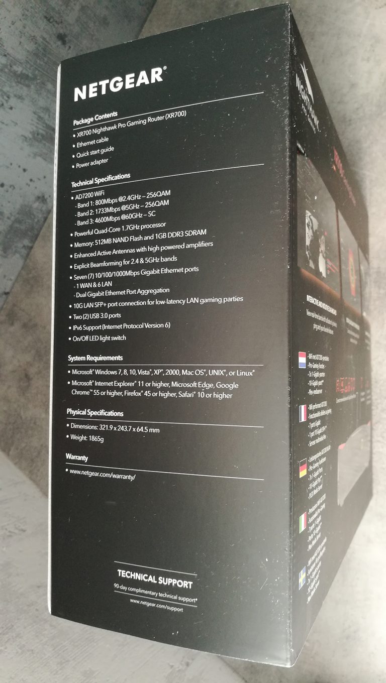 Netgear Nighthawk Pro Gaming WLAN Router XR700 – Test / Review ...