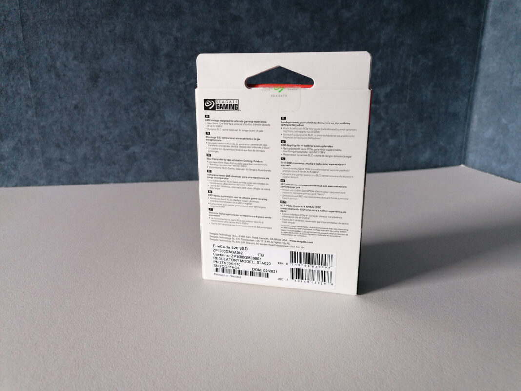 Seagate Firecuda 520 – Test/Review - game2gether