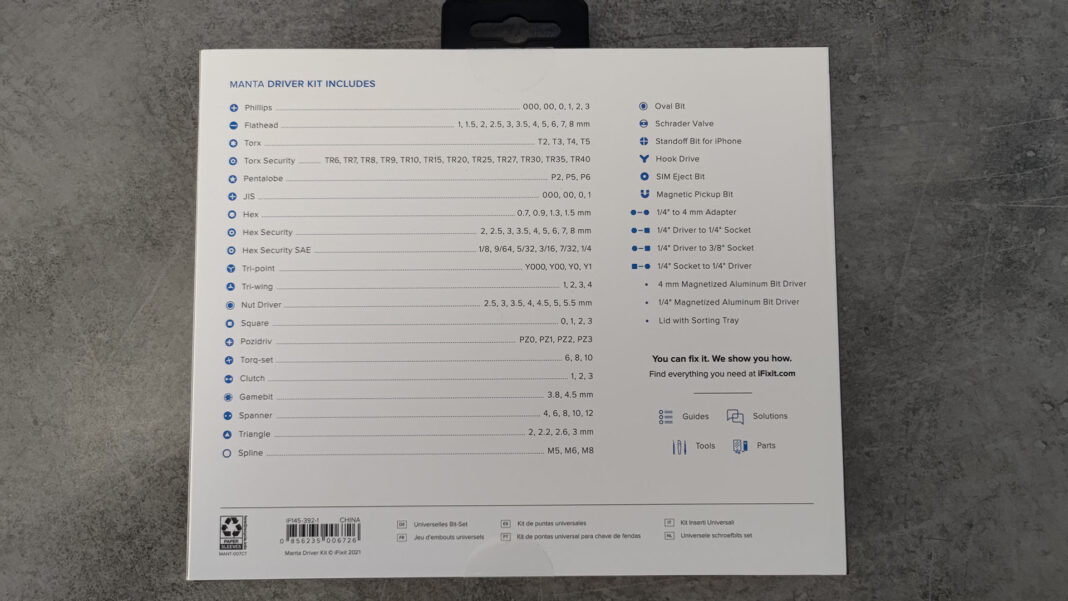 iFixit Manta Precision Bit Set – Test/Review - game2gether