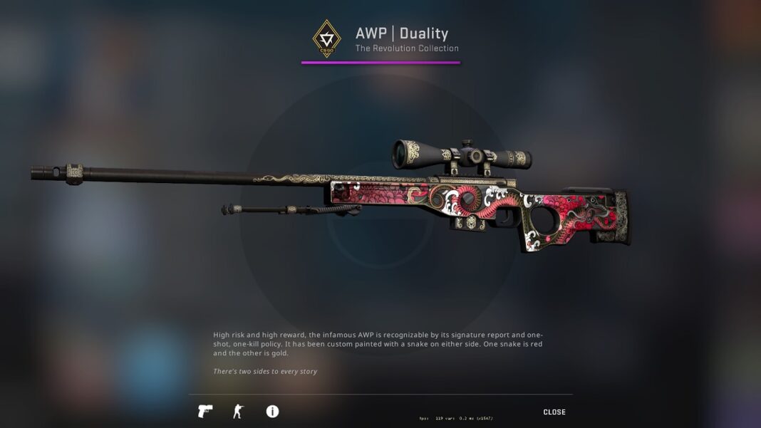 Doodle Lore wird Duality - CS:GO Update ersetzt AWP-Skin