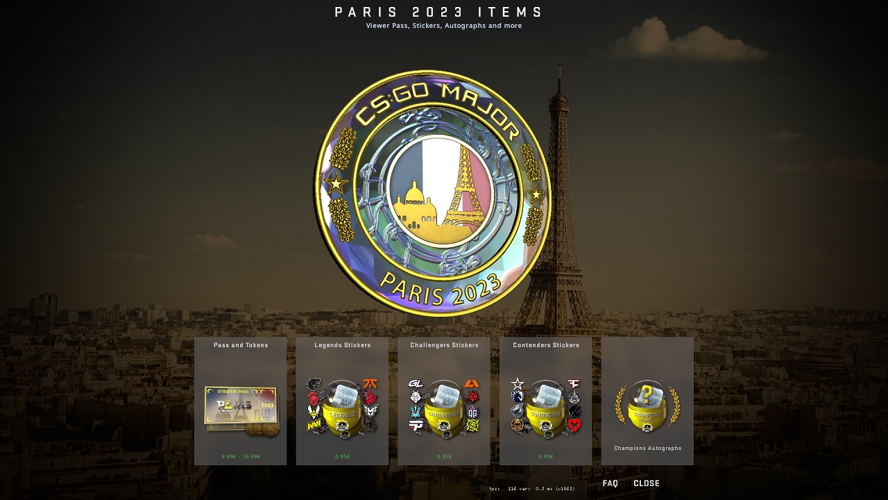 Start der BLAST Paris Major 2023 Pick’Em Challenge