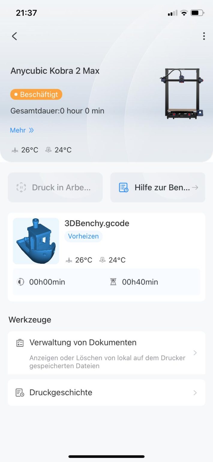 Anycubic Kobra 2 Max: Firmware Update und App-Steuerung - game2gether