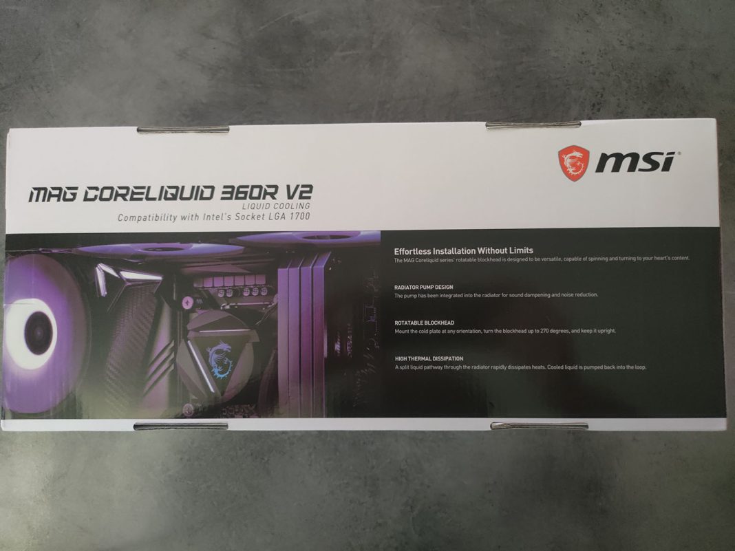 MSI MAG CoreLiquid 360R V2 360mm – Test/Review - game2gether