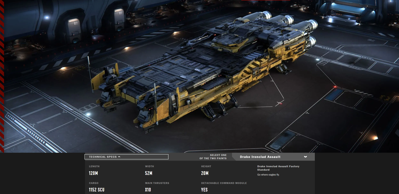 Drake Ironclad: Das Ultimative Cargo-Schiff in Star Citizen - game2gether