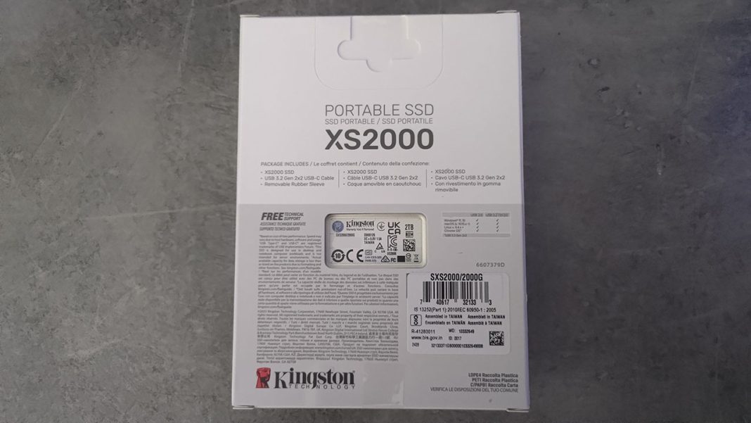 Kingston XS2000 2TB – Test/Review - game2gether