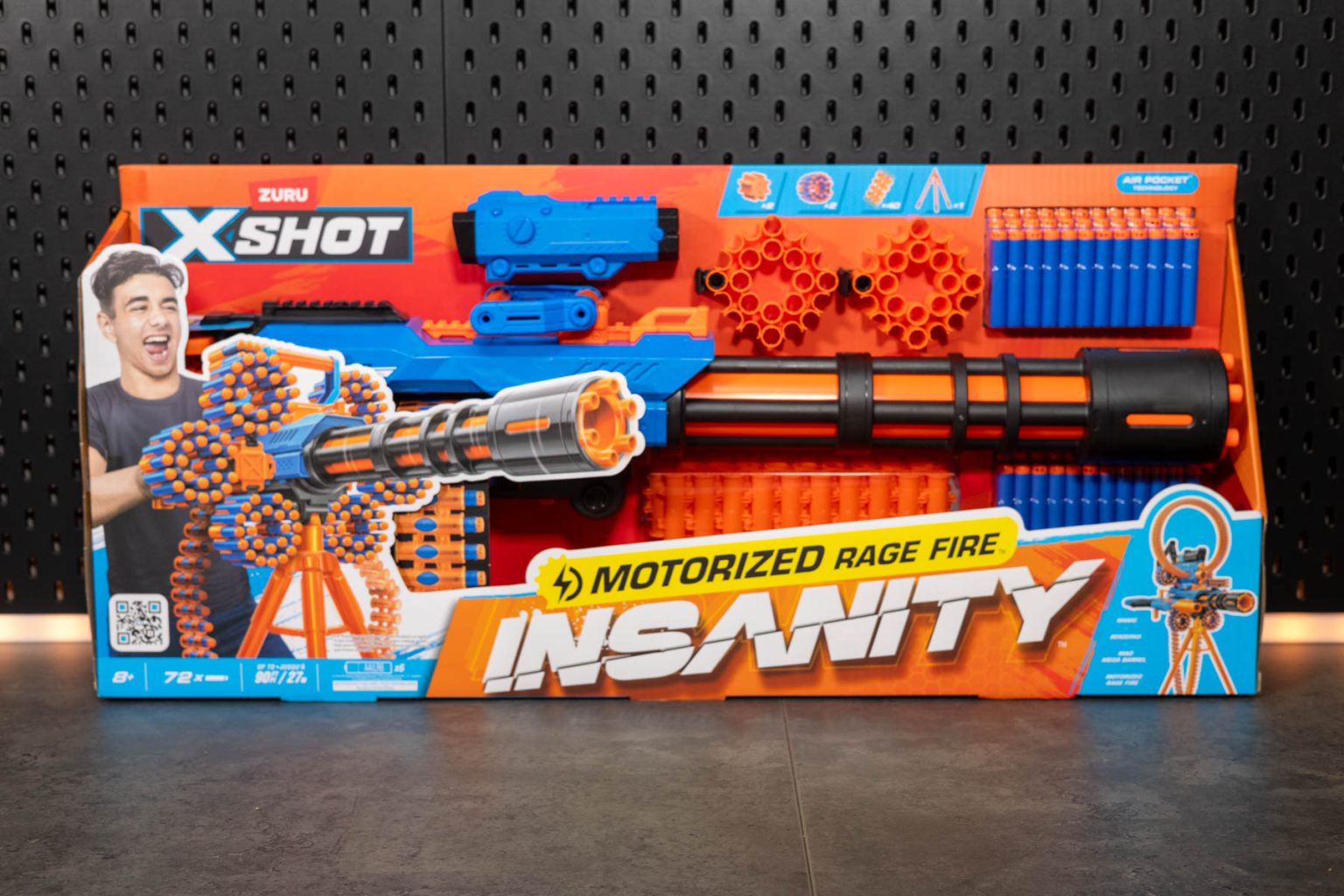 Die ZURU X-SHOT Insanity Motorized Rage Fire im Test - game2gether