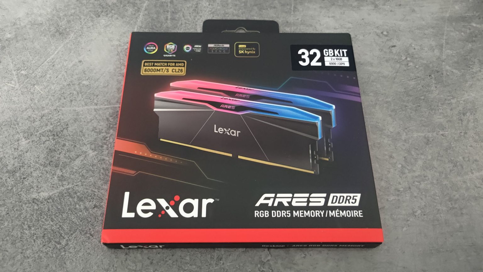 Lexar ARES Gen2 RGB DDR5 RAM 32GB-Kit DDR5-6000 CL26 – Test/Review ...