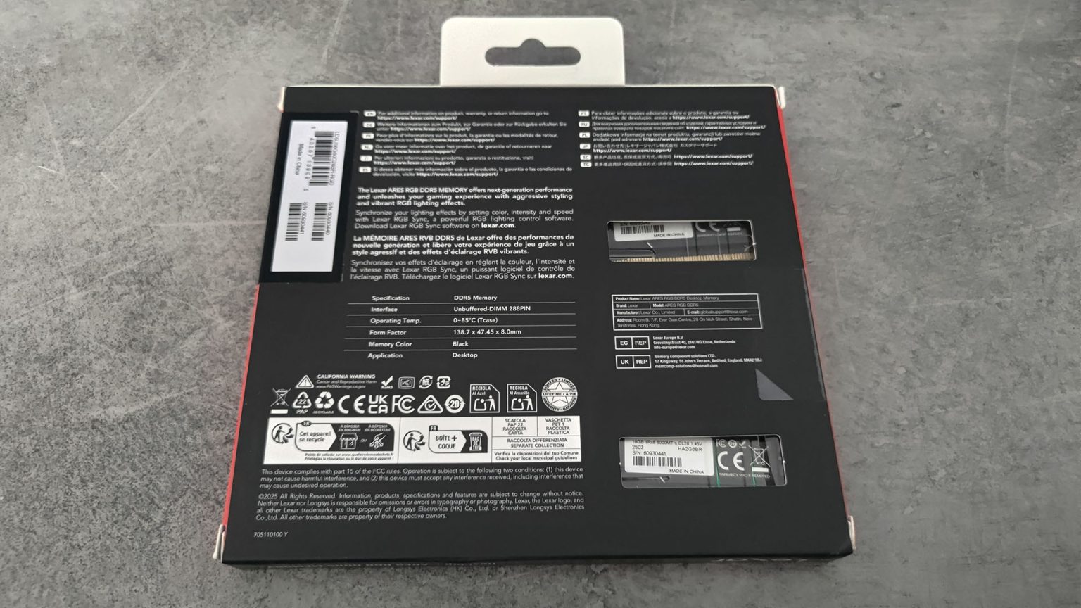 Lexar ARES Gen2 RGB DDR5 RAM 32GB-Kit DDR5-6000 CL26 – Test/Review ...