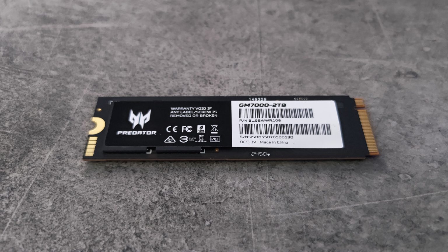 Acer Predator GM7000 2TB – Test/Review - game2gether
